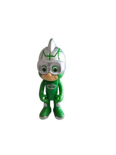 PJ Masks Turbo Blast Racer Green Gekko In Silver Race Helmet Action ...