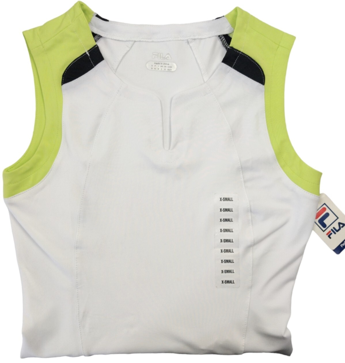 Fila Performa White Performance Tank Women's Us Size XS | eBay