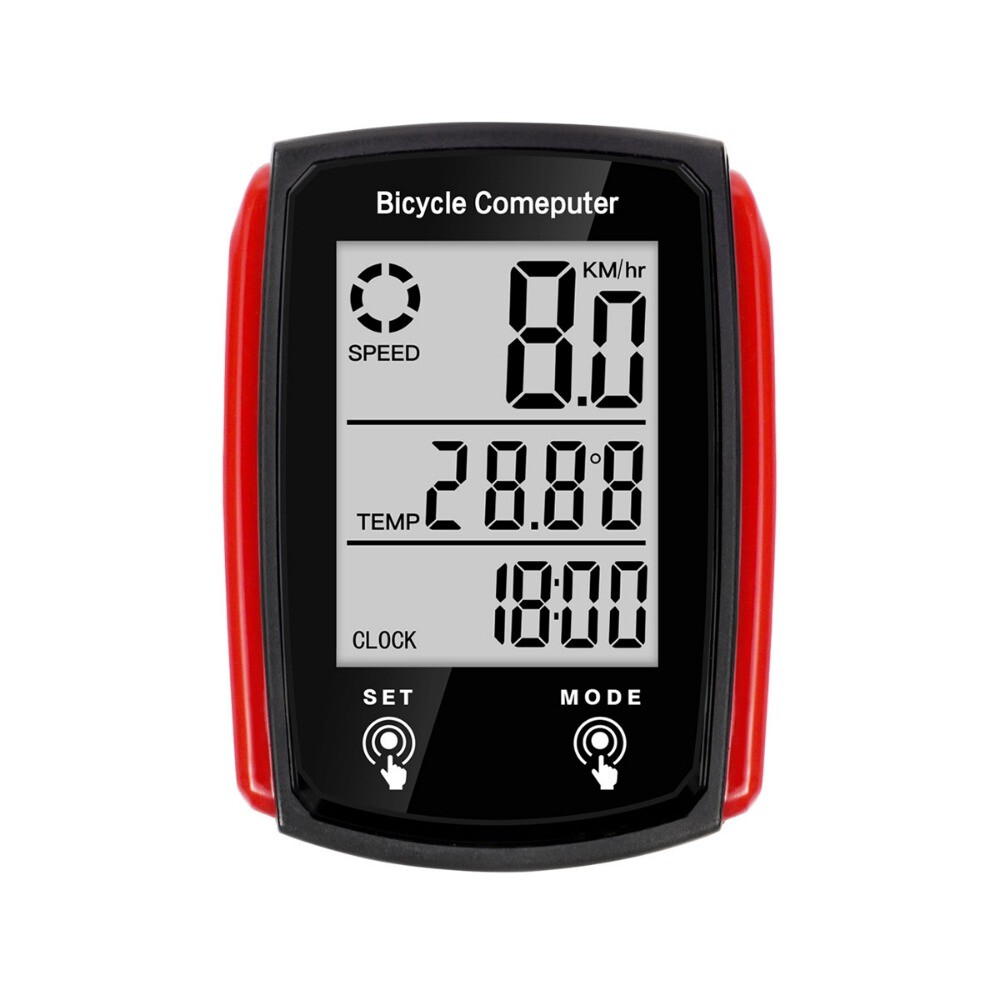 Bicycle Speedometer Cycle Digital Odometer Bike Computer Waterproof ...