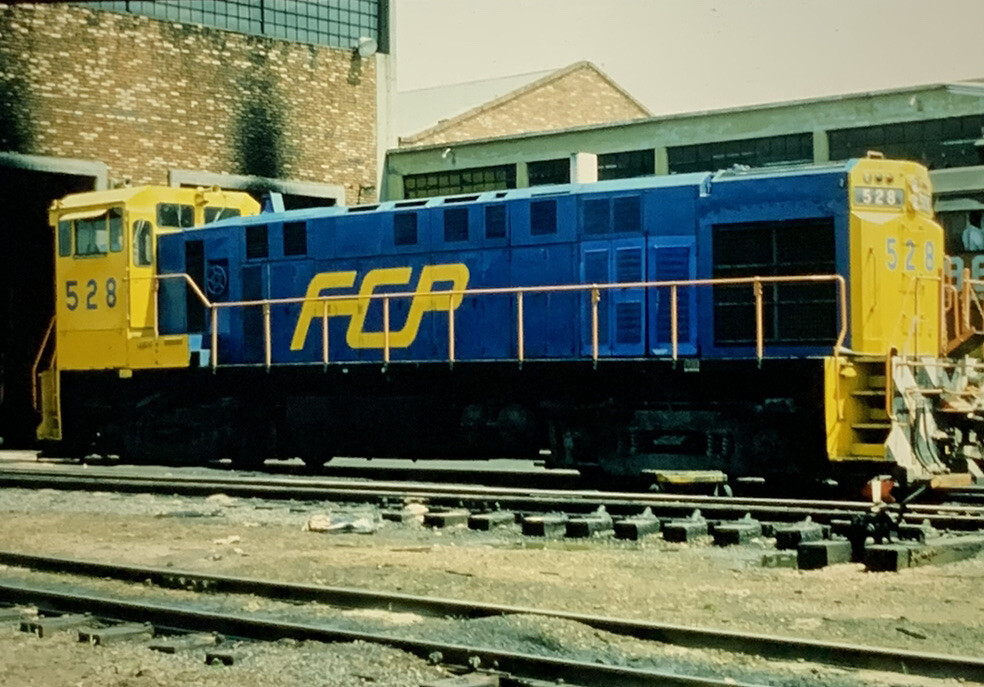 Vtg 35mm Slide FCP Railroad Train Engine 528 | eBay
