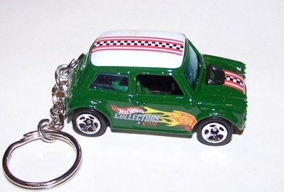CUSTOM MADE..MINI COOPER (GREEN/WHITE TOP) .. KEYCHAIN..GREAT GIFT! | eBay