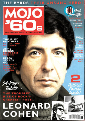 Mojo 60s Music Magazine, * Issue, 2016 * Issue # 08 * UK CD not Include ...