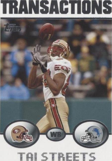 2004 Topps - Transactions Tai Streets #151 for sale online | eBay