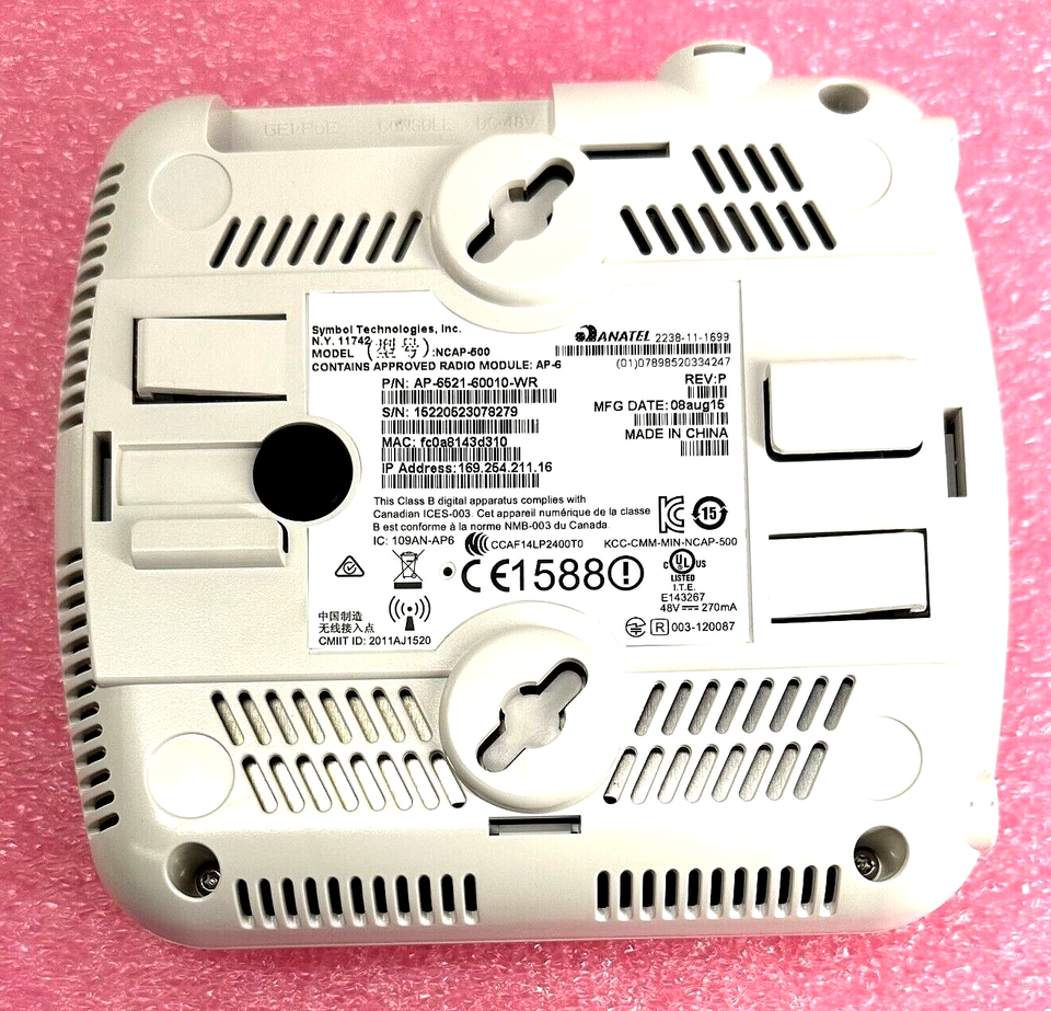 AP-6521-60010-WR SYMBOL 802.11N DEP 1-RAD INT ANT NEW! | eBay