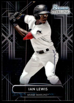 2022 Bowman Sterling BSP63 Ian Lewis Miami Marlins Baseball Card | eBay