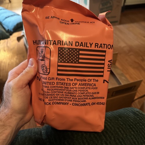 Humanitarian Daily Ration Meal Prepper Camp Hunting Survival Wornick ...
