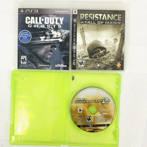 Playstation 3 Military Shooters Bundle PS3 - Call of Duty - Resistance ...