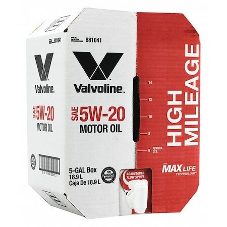 Valvoline 881041 Motor Oil,5 Gal. Sz,5W-20 Sae Grade,Box | eBay