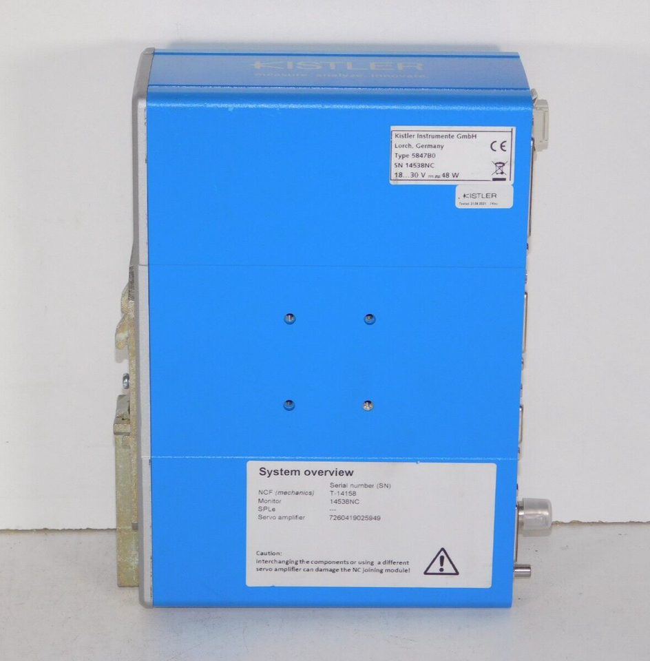 Kistler 5847B0 maXYmos Process Monitor NC System Measurement Evaluation ...