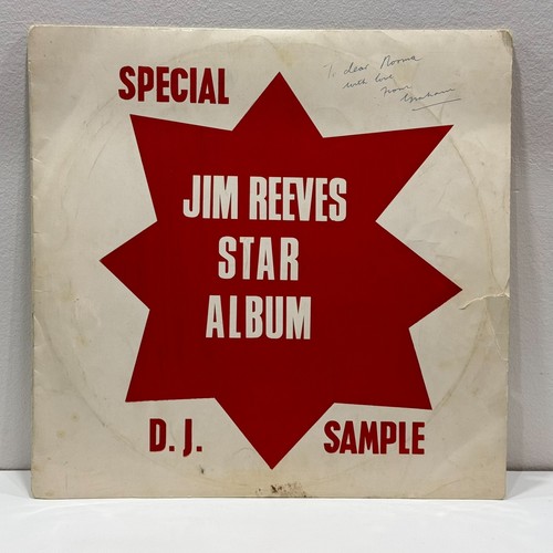 JIM REEVES - Star Album Ultra Rare DJ Sample SOUTH AFRICA Never seen ...