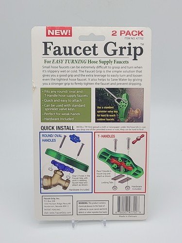 Faucet Grip Handle Attachment For Easy Turning Hose Attachment On Off 2 ...