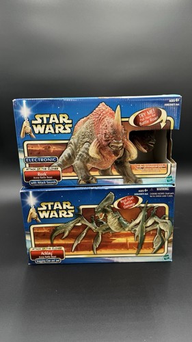 2001 VTG Star Wars AOTC LOT /2🔥 W/ Reek & Acklay Battle Beasts | eBay