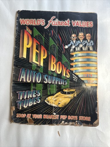 1939 Pep Boys Auto Parts Catalog Manny Moe & Jack New York Worlds Fair ...