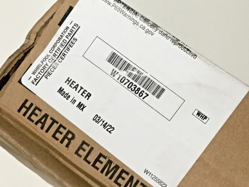 Genuine OEM Whirlpool Maytag Dishwasher Heating Element Heater ...