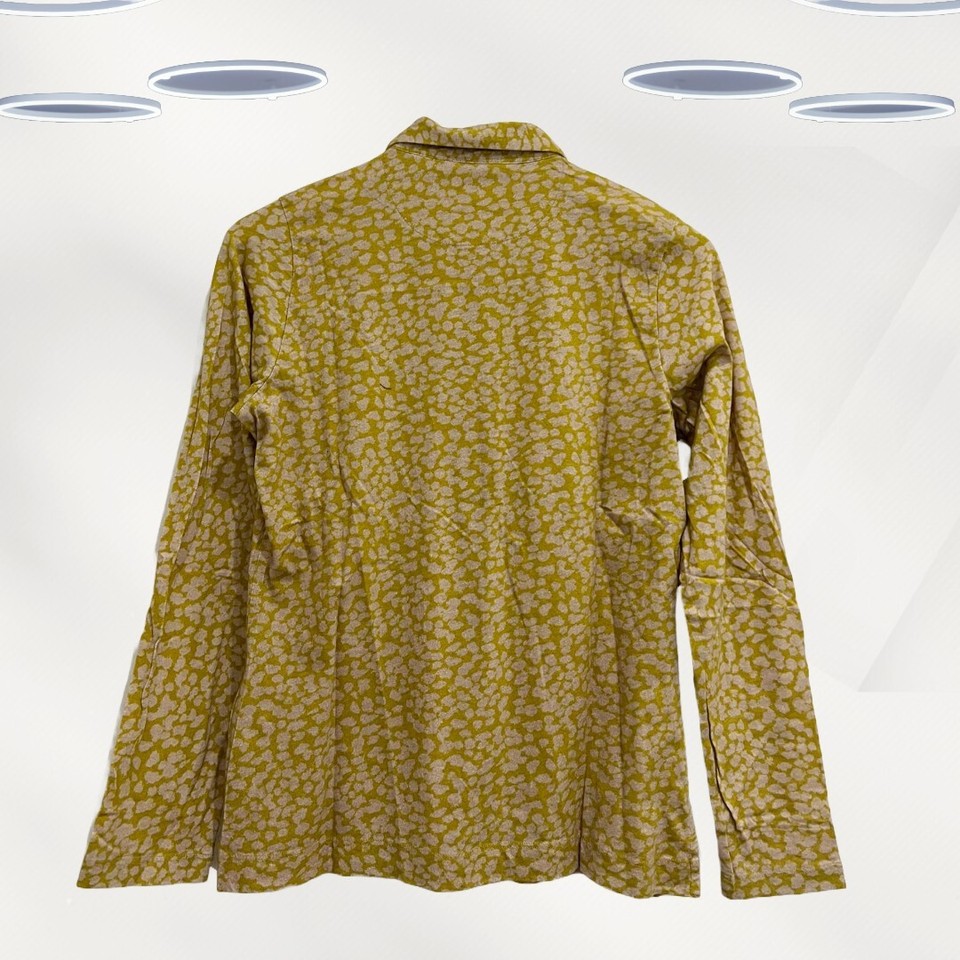 Ex White Stuff Women's Long Sleeve Cotton Jersey Shirt in Yellow ...