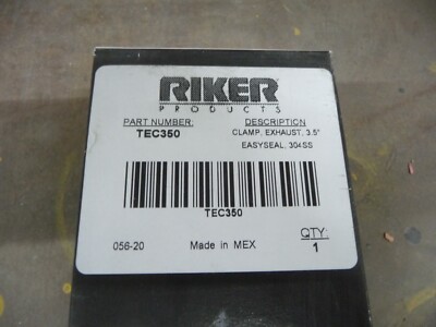 Torca 3.5" Exhaust Clamp TEC350 Easy Seal 304SS Riker Products | eBay