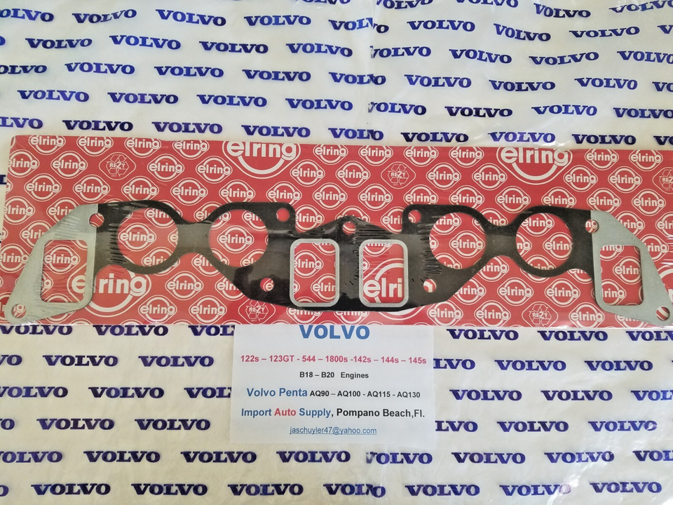 Volvo B18 & B20 Intake/Exhaust Manifold Gasket AQ130 - 1800's, 122S ...