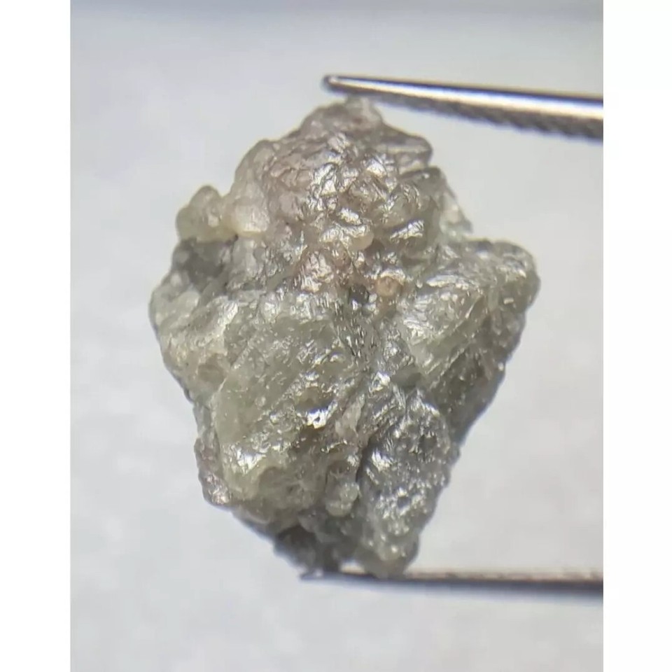 8.75 Ct, Natural Rough Diamond Uncut Grey Diamond Big Size Raw Diamond ...