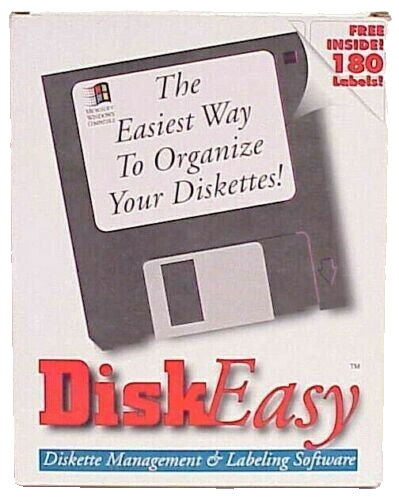 DISK EASY DISKETTE MANAGEMENT & LABELING SOFTWARE DISKEASY MICROSOFT ...