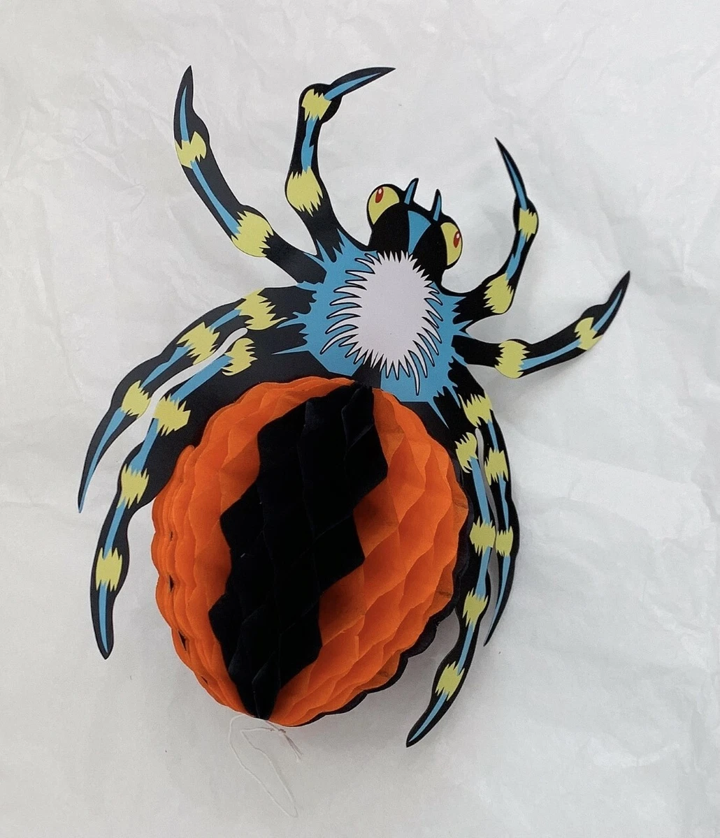 Halloween Paper Spider Decorations