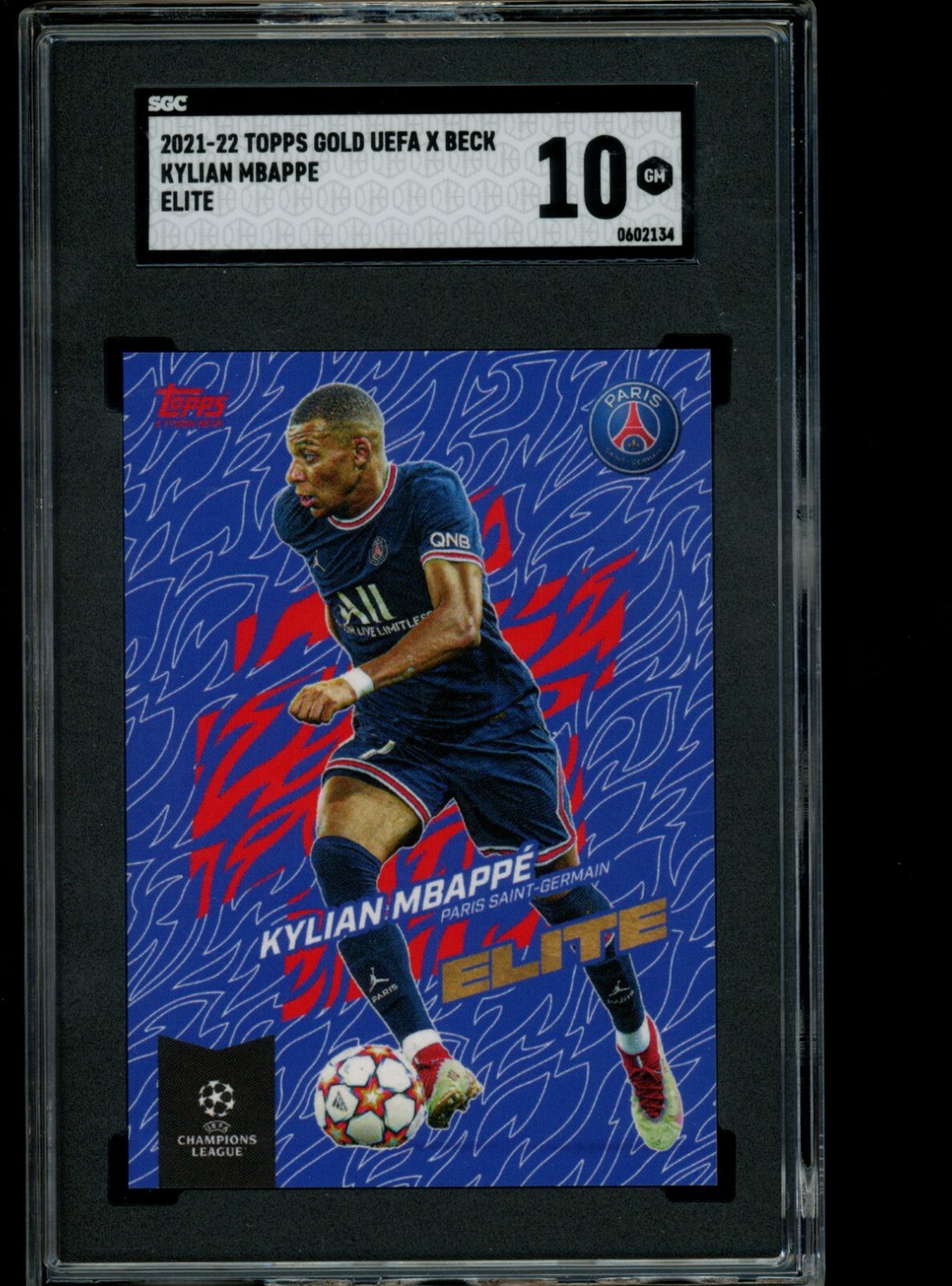 2021-22 Topps Gold X Tyson Beck - Elite Kylian Mbappe for sale online ...