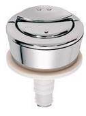 Wirquin Toilet RAK Compact Push Button Dual Flush Water Saving Chrome ...