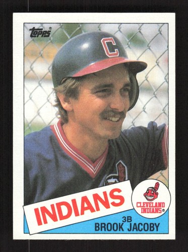 1985 Topps Baseball Brook Jacoby #327 Cleveland Indians | eBay