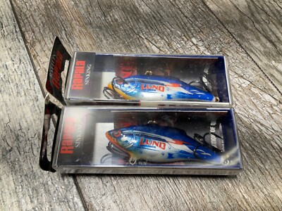 vintage rare rapala rnr 7 limited edition lund boats 2 lures new ...
