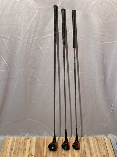 Vintage PowerBilt Citation Genuine Persimmon Driver + Woods 3,5 True ...