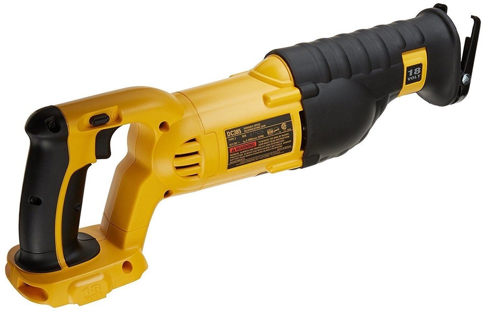 Dewalt DC385 18V Volt XRP Cordless Reciprocating Saw 4-Way BladeClamp ...