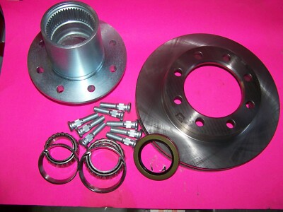 gm front dana 60 complete single wheel hub and rotor assembly | eBay