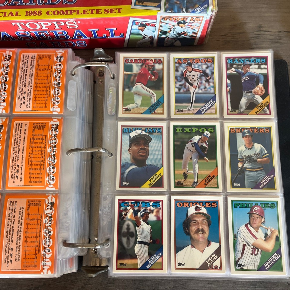 1988 Topps- Tiffany and Base Complete Sets. With Graded Cards, SGC 10’s ...
