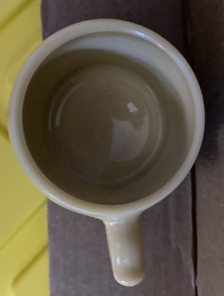 Vintage Custard Glass Seaforth Heather N Fern Shaving Mug Alfred D ...