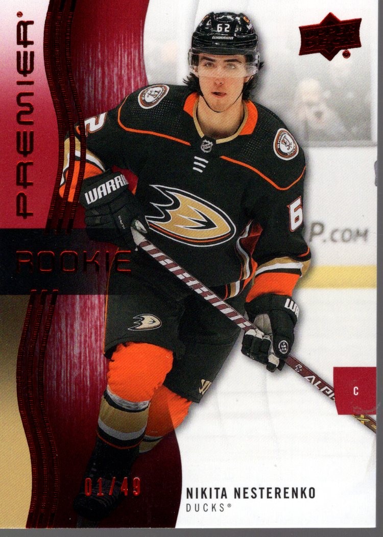 2023-24 Upper Deck Premier - Rookies Nikita Nesterenko #133 Ruby /49 ...