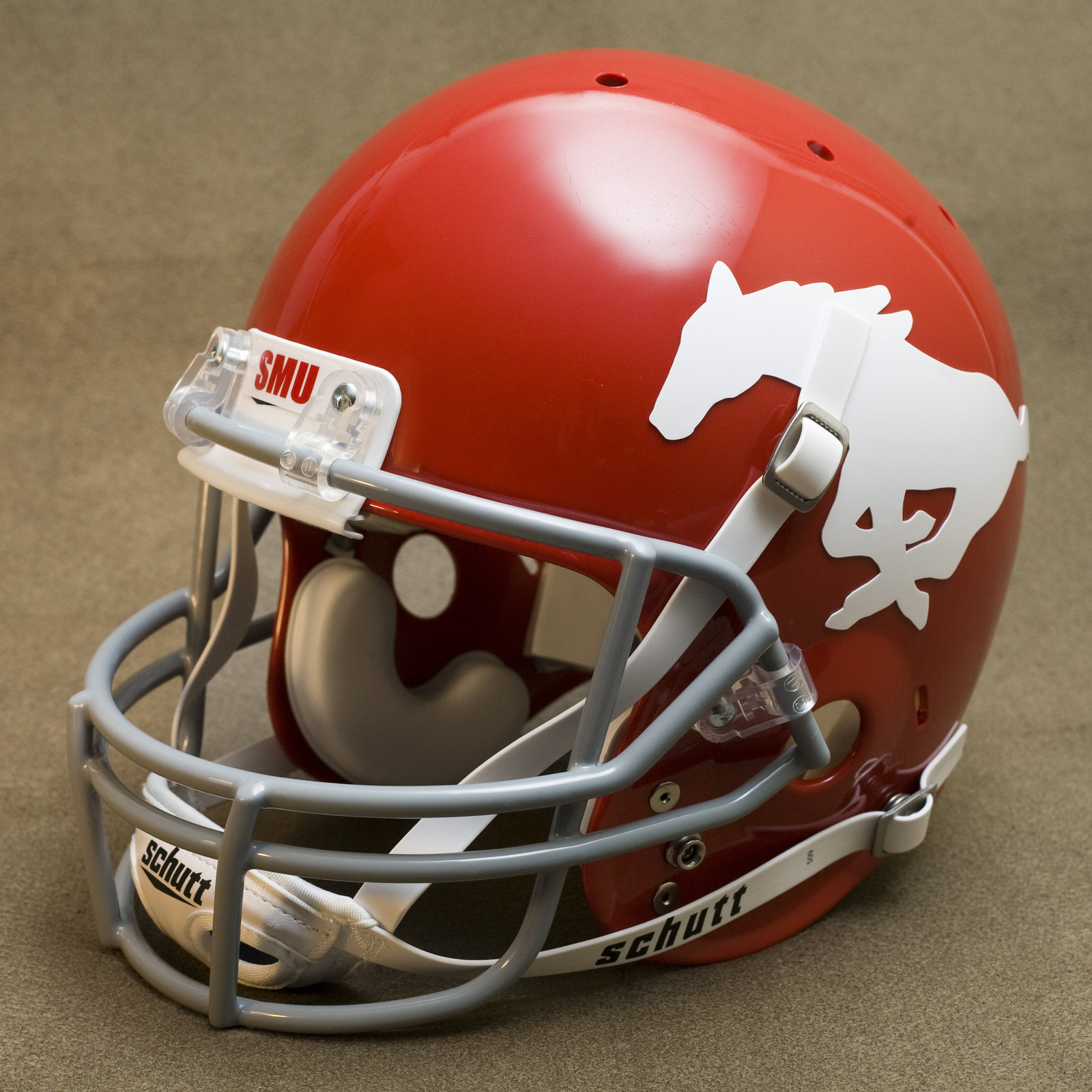 SMU MUSTANGS NCAA Schutt XP Full Size AUTHENTIC Gameday Football Helmet ...