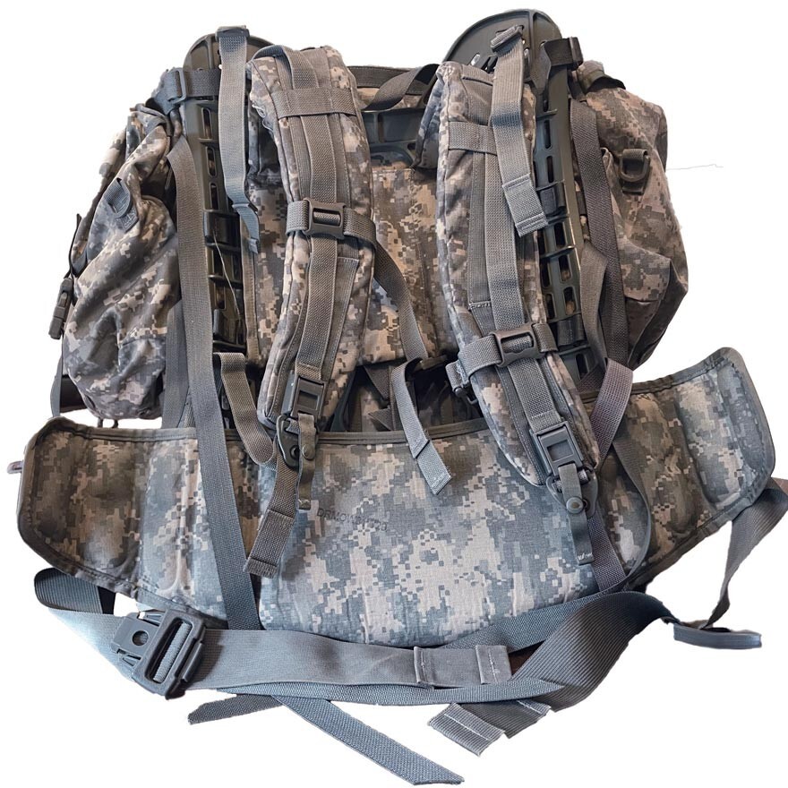 US MILITARY MOLLE II Large Rucksack Field Pack Set COMPLETE Frame ...