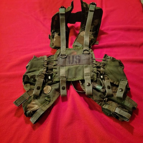 TACTICAL LOAD BEARING ENHANCED VEST lbv AIRSOFT PAINTBALL USGI US Army ...