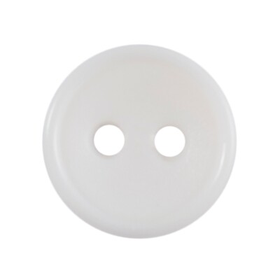 11mm White Round Nylon Buttons x 17, 11mm 2 hole button, 2b241 | eBay UK