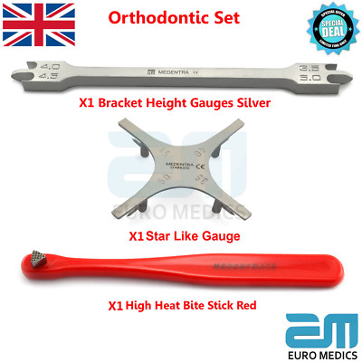 Dental Positioning & Measuring Bracket Height Gauges Braces Star Tool ...