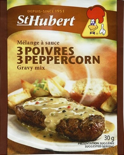 6 PACK St Hubert 3 Peppercorn Gravy Sauce Mix 25g FRESH AND DELICIOUS ...