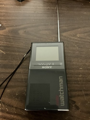 Vintage Sony Watchman Portable Analog LCD Color TV Fdl-310 for sale ...