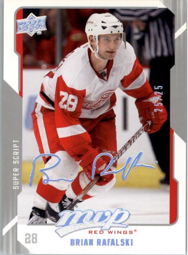 2008-09 Upper Deck MVP - Brian Rafalski #109 Super Script /25 for sale ...