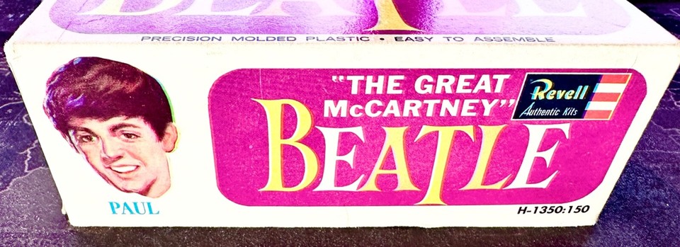 ORIGINAL REVELL THE BEATLES - PAUL MCCARTNEY FACTORY BUILT-UP MODEL KIT ...