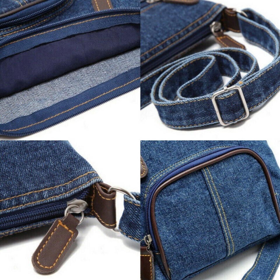 Body Cross Tote Women Handbag Casual Bag Denim Shoulder Bag Casual ...