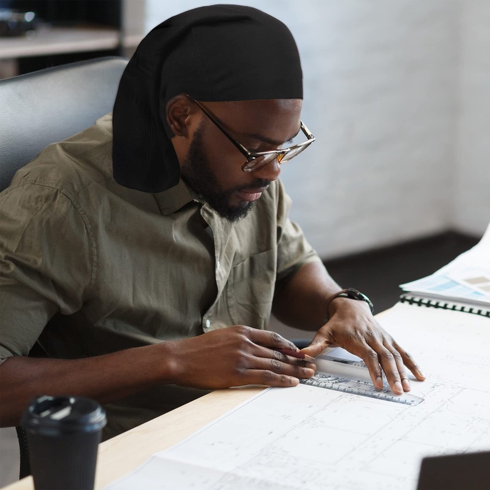 4 Pcs Unisex Dreadlock Cap Long Hair Dreads Head Wrap Sleeping Cap ...