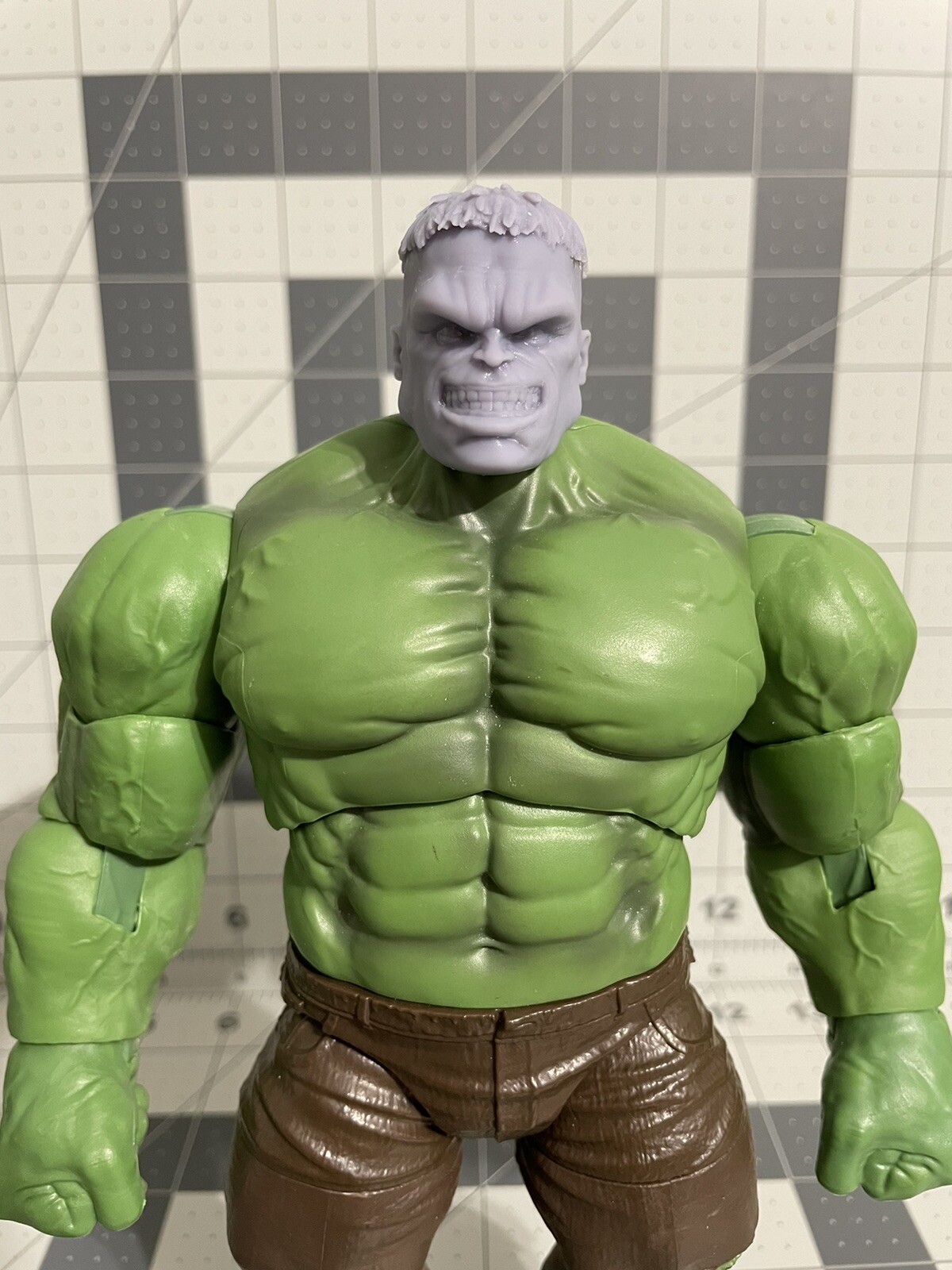 3D Printed - 1/12 Smiling Immortal Hulk Headsculpt Marvel Legends Scale ...
