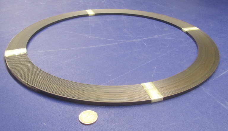 1095 Hard Blue Tempered Spring Steel Shim .050" Thick x 0.250" Wide x ...