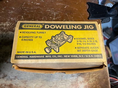 Vintage General Doweling Jig No 840 New Old Stock NOS USA NY | eBay