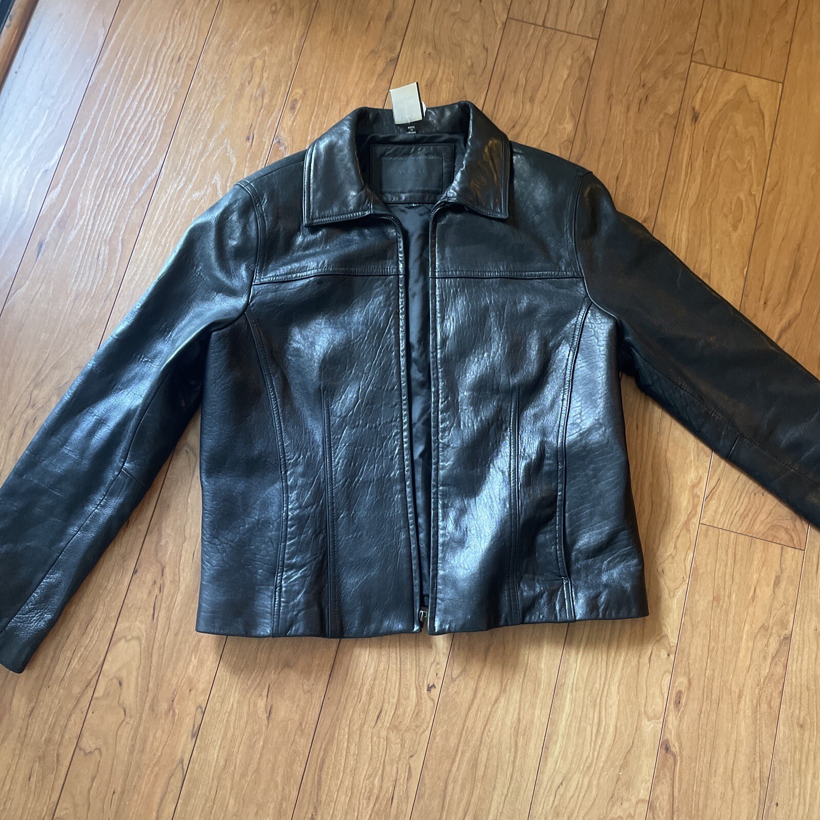 Avanti New York Vintage Leather Jacket Bomber Zipper … - Gem
