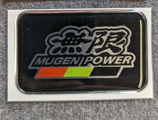 52MM X 32MM LARGE MUGEN POWER CHROME - GEL DOMED STICKER X 1 | eBay UK